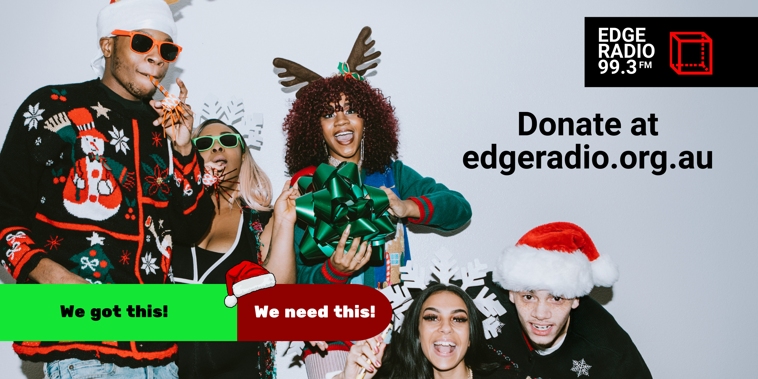 Edge Radio fundraiser - Holiday appeal - Edge Radio